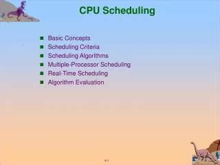 PPT CPU Scheduling PowerPoint Presentation Free Download ID