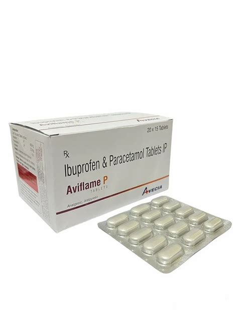 Ibuprofen And Paracetamol Tablets Ip At ₹ 345stripe Ibuprofen