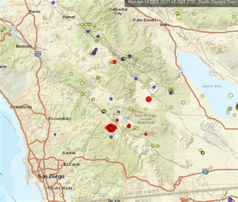 Magnitude Earthquake Rattles Southern California Centered Near