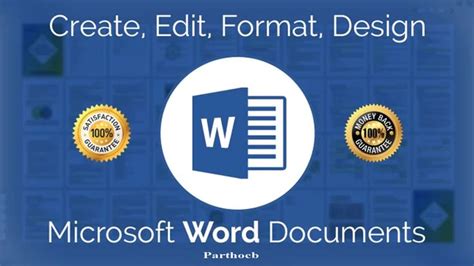 i will create edit format design convert microsoft word documents