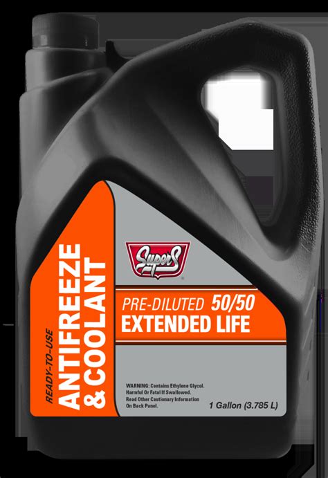 Super S Extended Life Orange 50 50 Antifreeze Coolant Smittys Supply