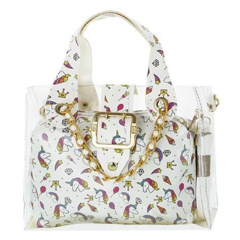 کیف دستی دخترانه مدل فشن شیشه ای اسب تک شاخ فروشندگان و قیمت کیف و کوله