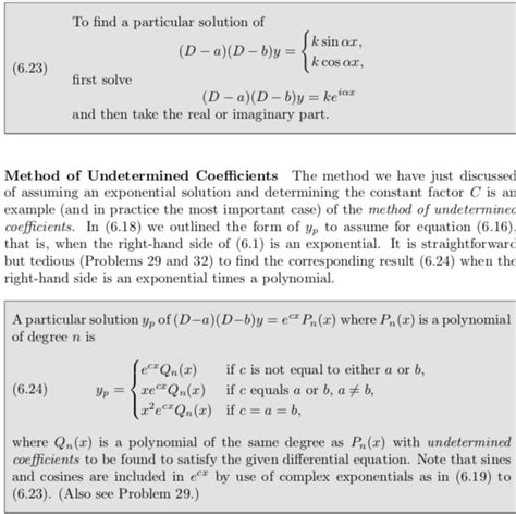 Solved Find The General Solution Of The Following