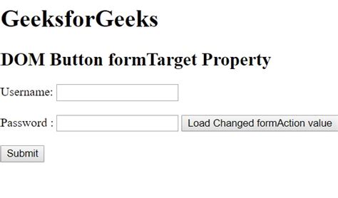 html button formtarget用法及代码示例 纯净天空