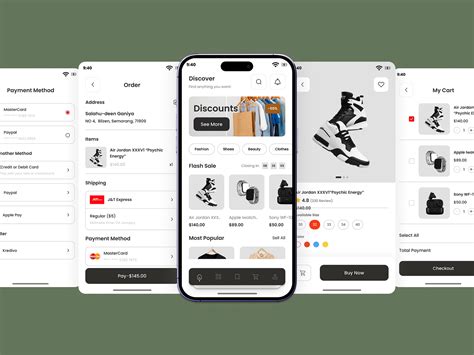 E Commerce App Ui Design By Saga Ui On Dribbble
