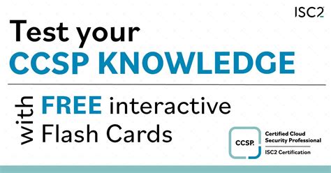 Isc2 On Linkedin Ccsp Flash Cards Isc2