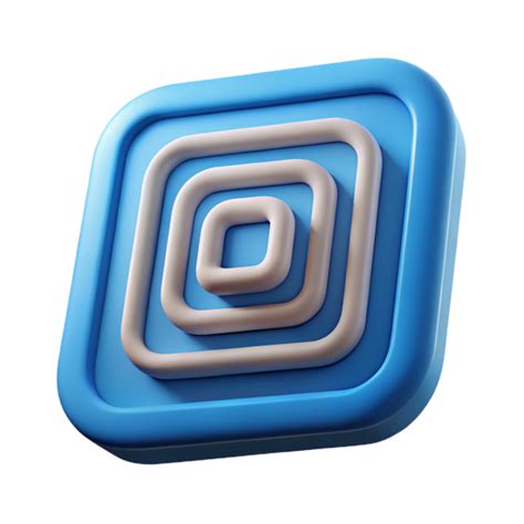 Magnificent Playful Elegant Series Of Concentric Squares With Rounded