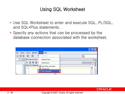 ppt introducing the oracle database 11 g sql and pl sql new features powerpoint presentation