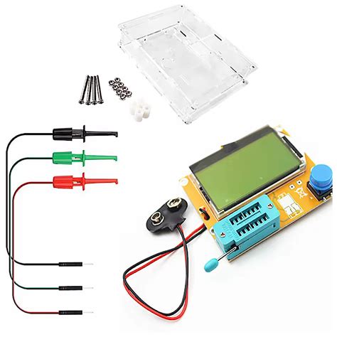 Lcr T4 128x64 Lcd Esr Scr Meter Transistor Tester