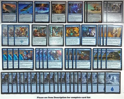 Mtg Blue Energy Deck Magic The Gathering Rare 60 Card Kal Aethersphere