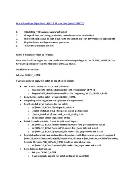 Oracle Developer 6i Patchset 19 Pdf Java Virtual Machine Java