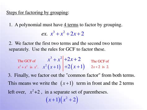 PPT Factoring By Grouping PowerPoint Presentation Free Download ID 6836634