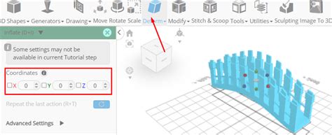How To Use The Inflate Tool Bridge In Selfcad Instructables