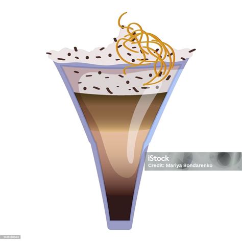 커피와 휘핑 크림이 든 유리 컵 첨가제가있는 커피 음료 벡터 거품 내기에 대한 스톡 벡터 아트 및 기타 이미지 거품 내기 계피 달콤한 음식 Istock