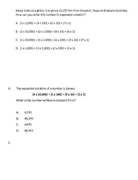 Place Value Expanded Form And Expanded Notation By Katie Sullivan Tate