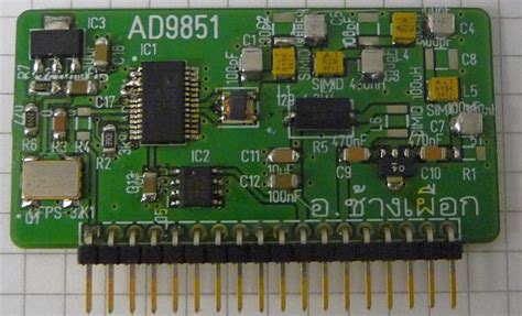 homebrew dds generator with ad9851