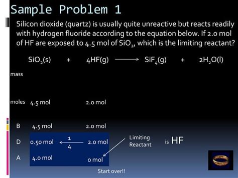 Chapter Limiting Reactants And Percent Yield PPTX