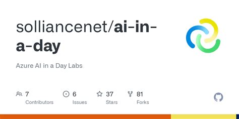 Github Solliancenet Ai In A Day Azure Ai In A Day Labs
