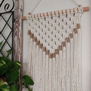 DIY Macrame Pattern Wall Tapestry Pattern Instant Download Etsy