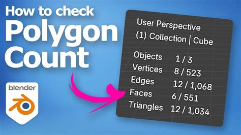 How To Check Polycount In Blender Youtube
