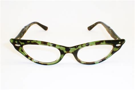 Swank Green And Black Eyeglasses Frame France Deparee Ii Small