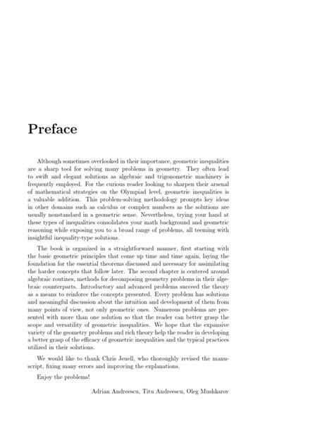 113 Geometric Inequalities From Amsp Look Inside Pdf Geometry Triangle