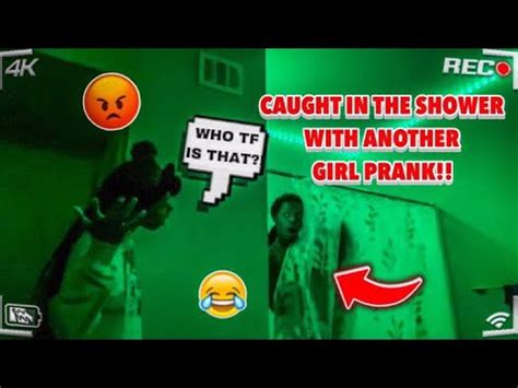 Caught In The Shower With Another Girl PRANK YouTube