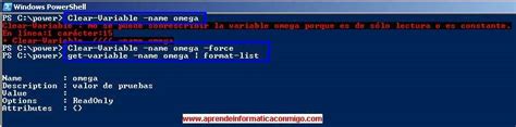 powershell 12 cmdlets para manejar variables aprende informatica