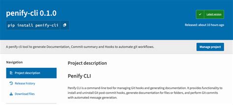 Revolutionize Your Workflow Automating Code Documentation With Penify Cli