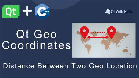 Qt Qgeocoordinate Get Distance Between Two Geocoordinate Location