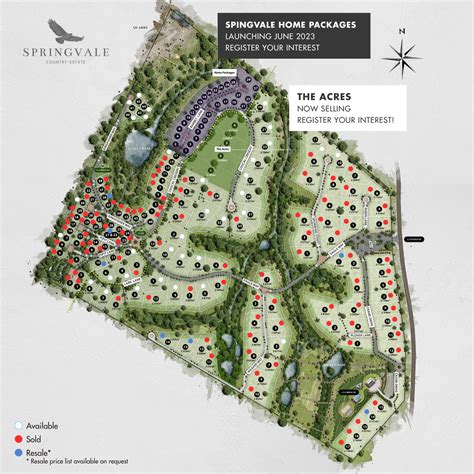 Availability Springvale Country Estate
