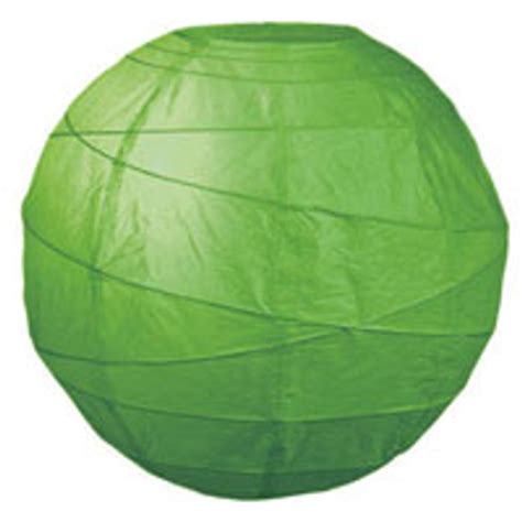 Grass Green Paper Lantern 10 Chinese Lanterns Partylights