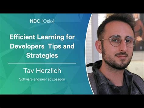 ndc conferences talk efficient learning for developers tips and