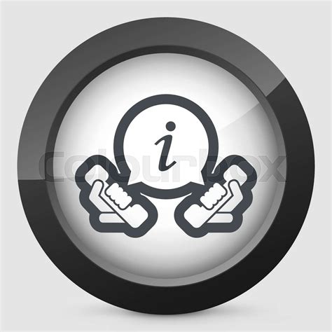 Infoline Icon Stock Vector Colourbox