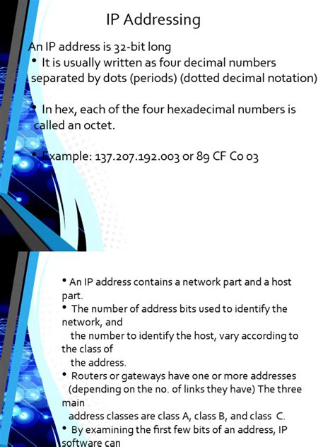 Lesson 1 Ip Addressing Pdf Ip Address Communications Protocols