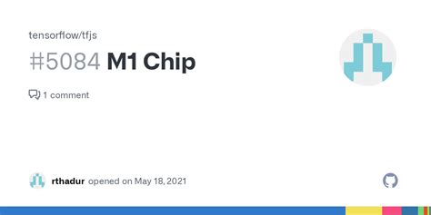 M1 Chip Issue 5084 Tensorflow Tfjs GitHub