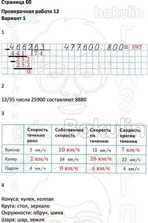 ГДЗ ответы проверочные работы по математике за 4 класс Никифорова Перспектива ФГОС решебник