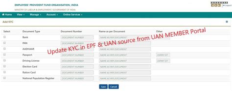 How To Update Your KYC In EPF UAN Unifiedportal Epfindia Gov In