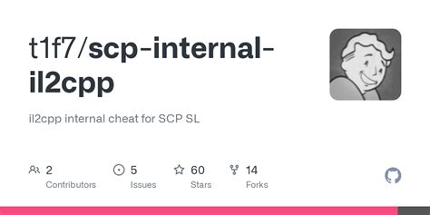 Github T1f7scp Internal Il2cpp Il2cpp Internal Cheat For Scp Sl