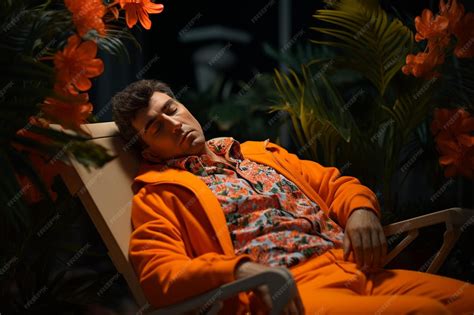 Premium Photo Man Chilling