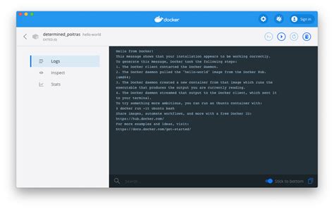 docker dashboard manjaro dot site