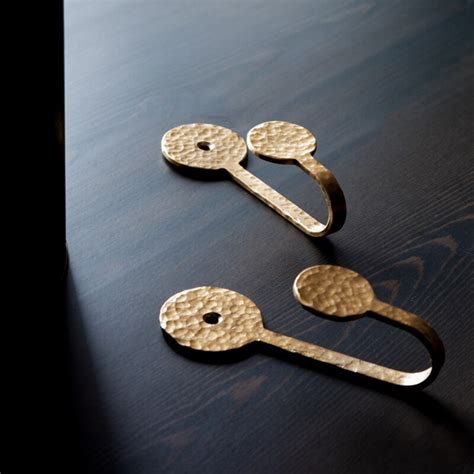 Brass Hook Hammered Surface Craft Retro Clothes Ho Vicedeal