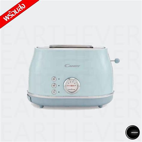 Candy เครื่องปิ้งขนมปัง กำลังไฟ 820 วัตต์ รุ่น Ctt B105 สีพาสเทล Earthever Thaipick