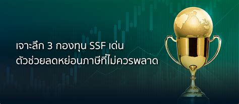 เจาะลึก 3 กองทุน Ssf เด่น ตัวช่วยลดหย่อนภาษีที่ไม่ควรพลาด K Wealth