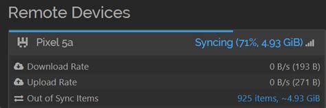 Syncthing Sync Hung Rsyncthing