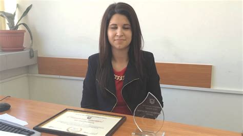 Интервю с Кристина Рашкова носител на наградата Най добър комуникатор на ЦХН към БСУ Youtube