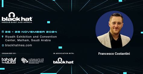 Francesco Costantini On Linkedin Blackhatmea Blackhat At Malham