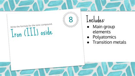 Chemistry Ionic Formulas Write The Room Rebeccaunbrokenbond
