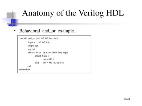 Ppt Digital Design And Synthesis With Verilog Hdl Powerpoint Presentation Id5101936