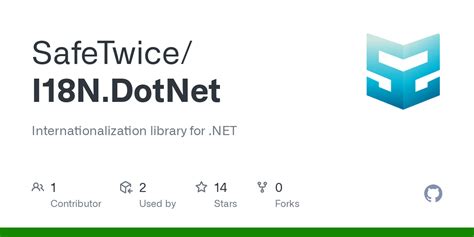Github Safetwicei18ndotnet Internationalization Library For Net